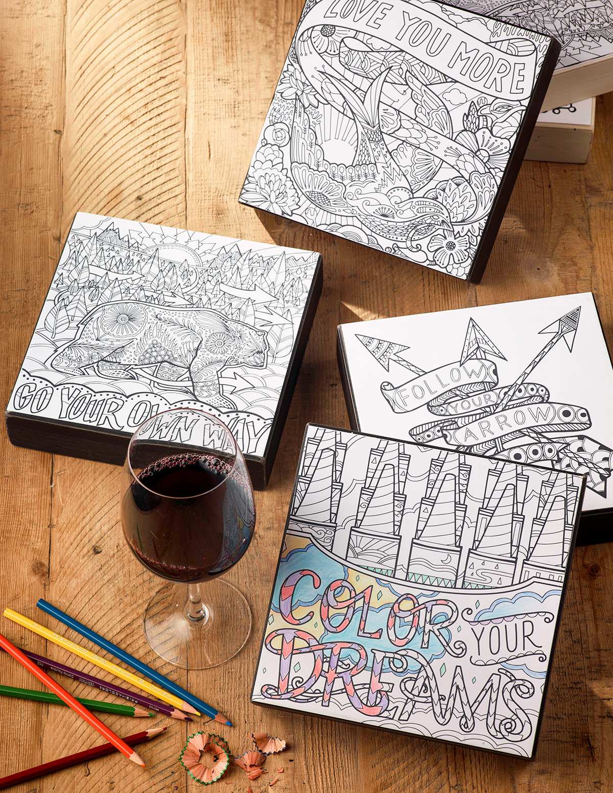 Color-Your-Own Sneak Peek | Primitives By Kathy